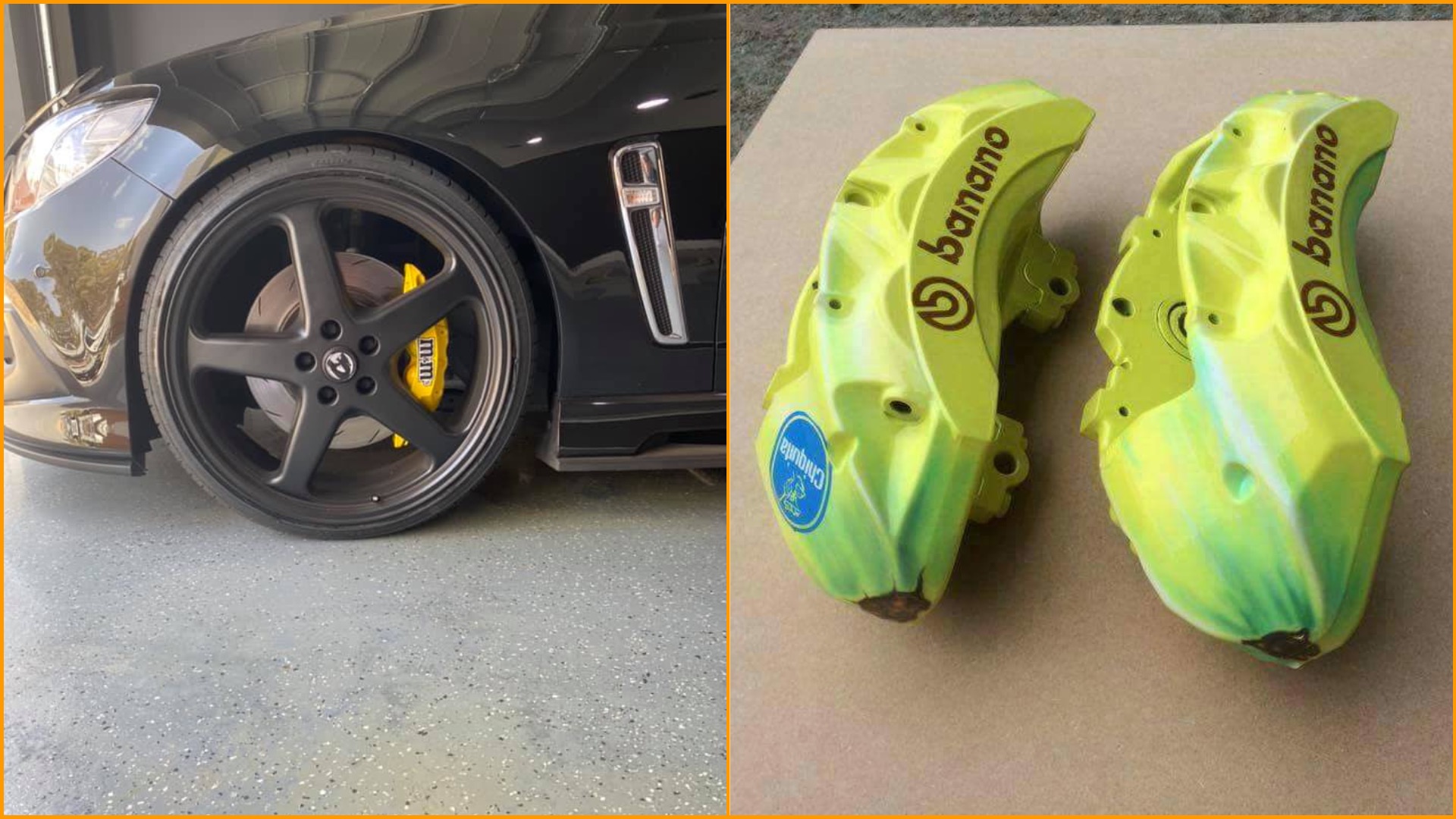 Black Yellow Caliper Paint Are Parody Branded Brake Calipers The Next